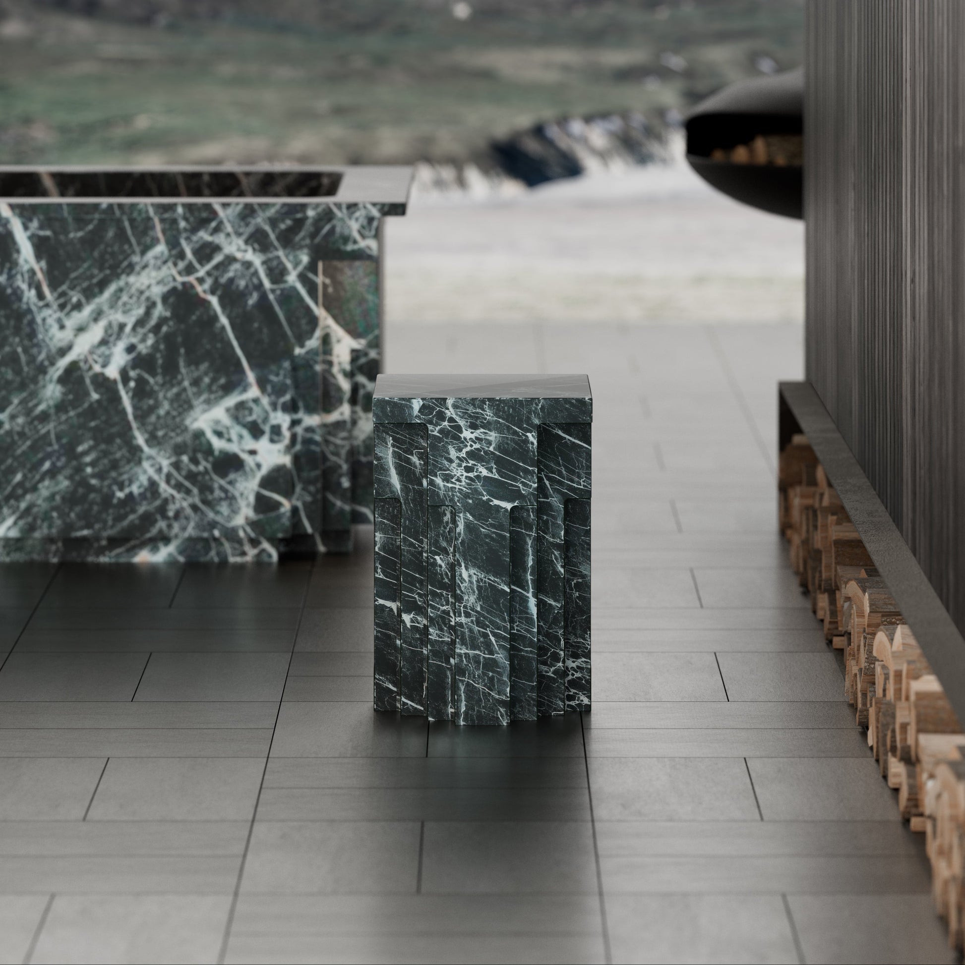 MonBlari Matrix Storage Platform | CNC Marble Precision