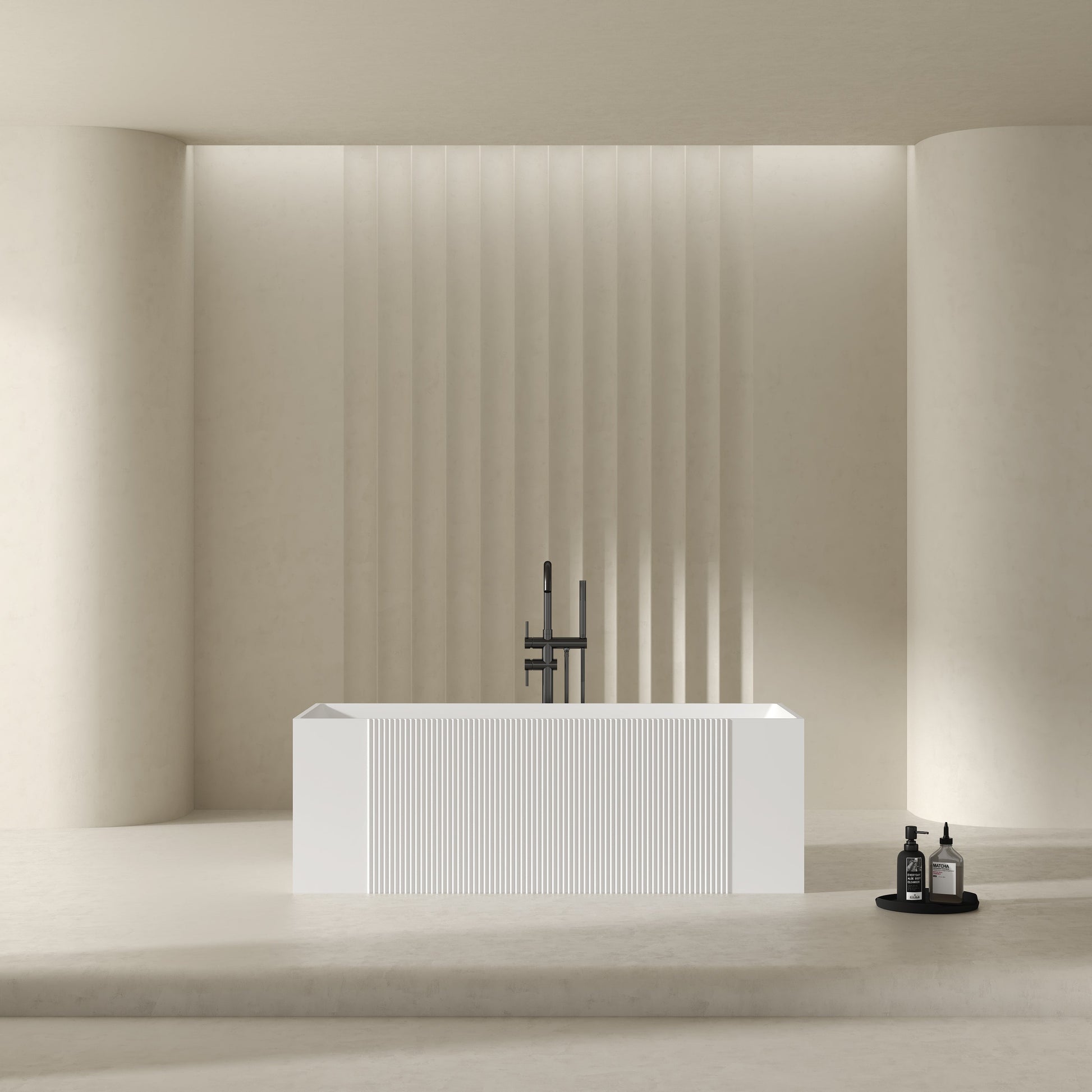 59.1 Inch MonBlari Acrylic Freestanding Bathtub XY-2005